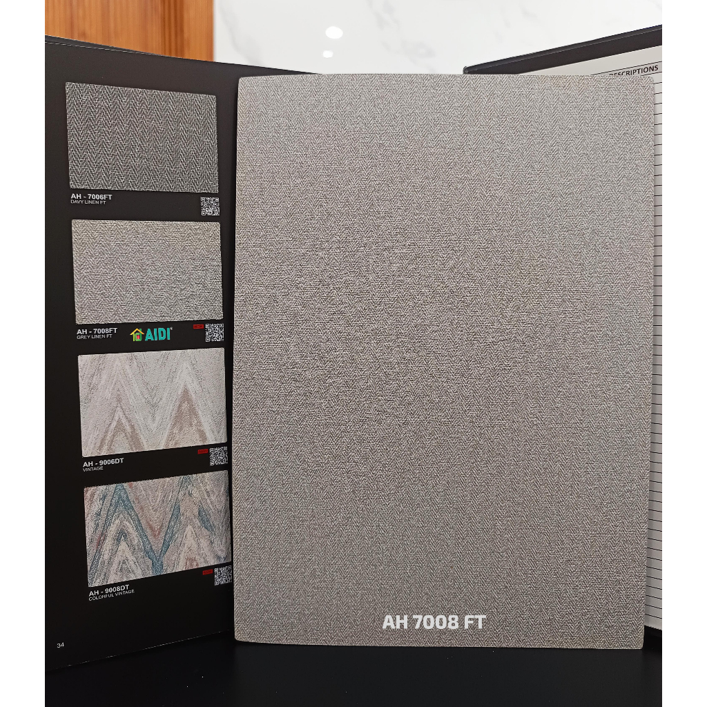 Jual AIDI HPL AH 7008FT GREY LINEN HPL AIDI 7008 FT HPL FABRIC HPL ...