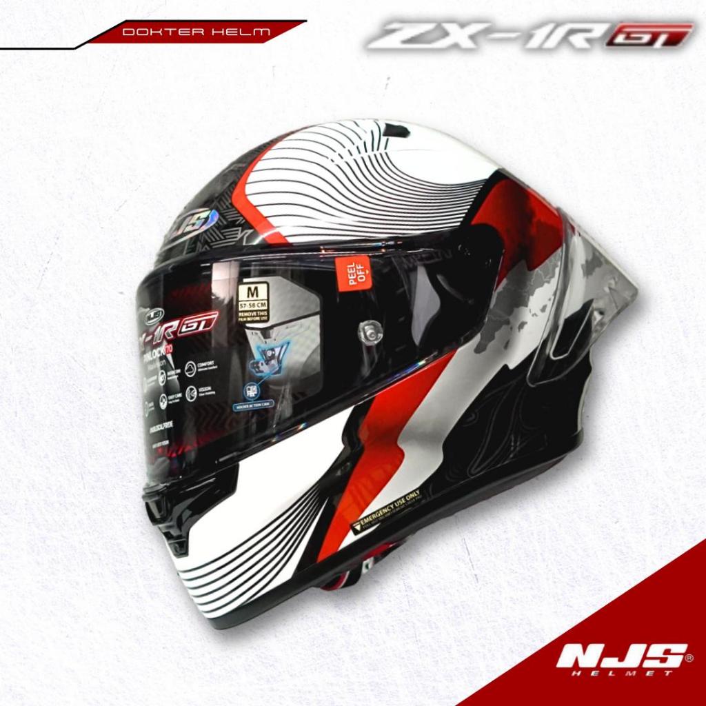 Jual HELM NJS ZX-1R GT Nusantara - Helm Full Face SNI | Shopee Indonesia