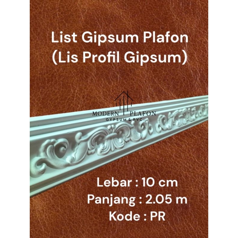 Jual List gypsum gipsum motif PR 10 cm / Lis List gypsum gipsum plafon ...