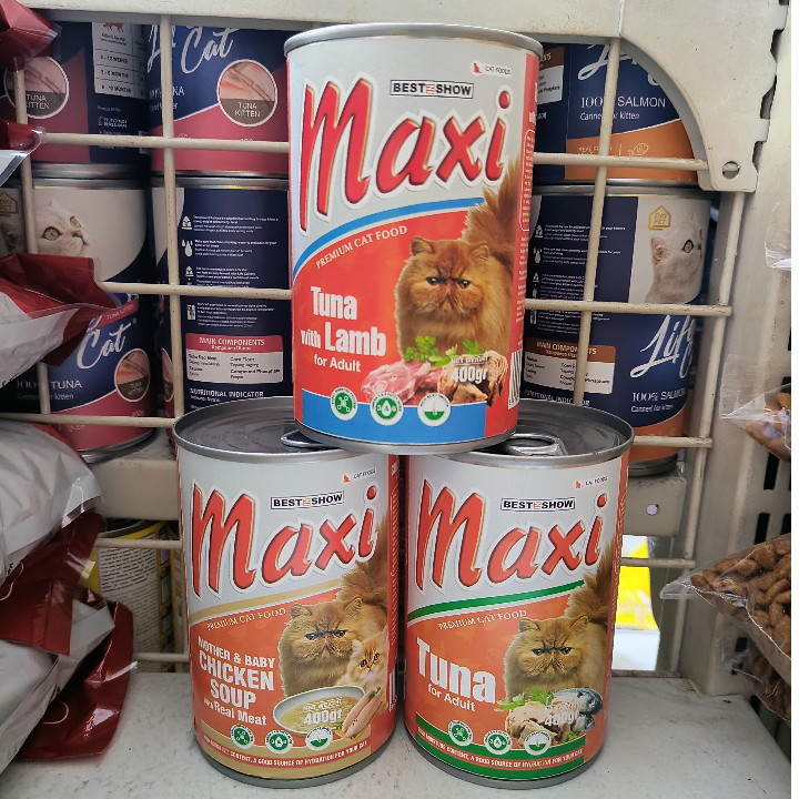 Jual Maxi Cat Kaleng All Variant 400G Wet Food | Shopee Indonesia