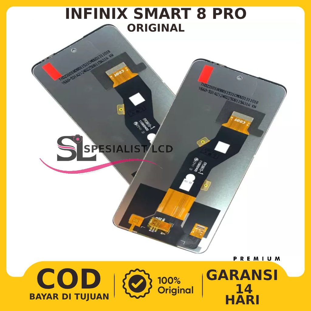 Jual LCD TOUCHSCREEN INFINIX SMART 8 PRO ORIGINAL FULLSET GARANSI FREE ...
