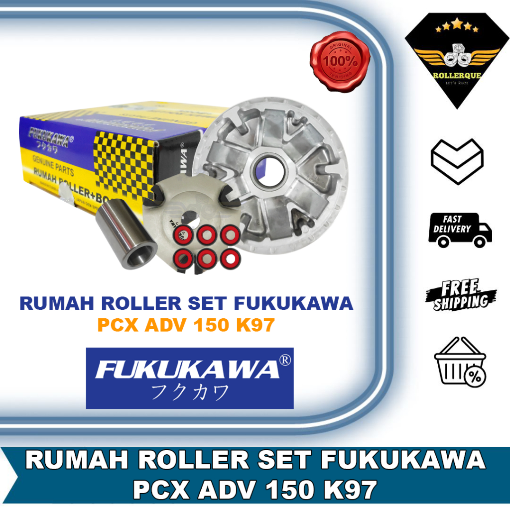 Jual Rumah Roller Set Honda PCX ADV 150 K97 19 gr Fukukawa | Shopee ...