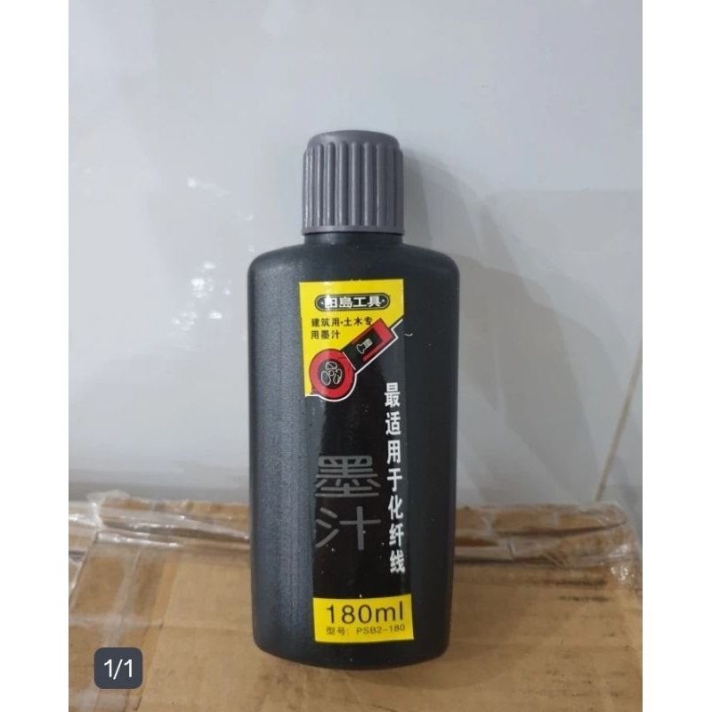 Jual Tinta Sipatan Hitam 180ml / Black Ink For Tajima 180ml Tinta Hitam ...