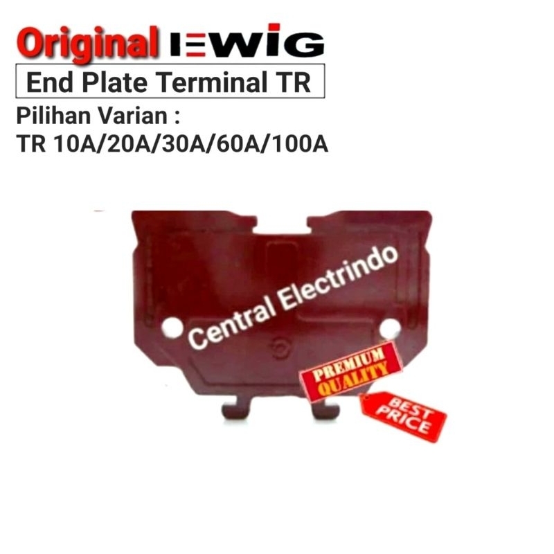 Jual End Plate Terminal Block EWIG Type TR 10A/20A/30A/60A/100A ...