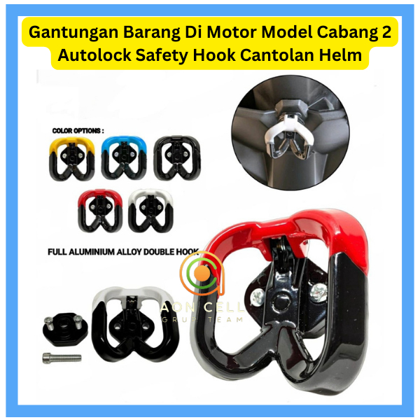 Jual Gantungan Motor Cantolan Barang Di Motor Model Cabang 2 Autolock ...