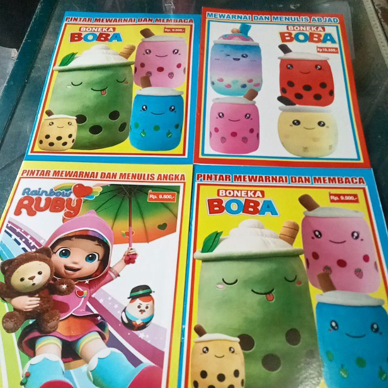 Jual mewarnai boneka Boba dan ruby | Shopee Indonesia