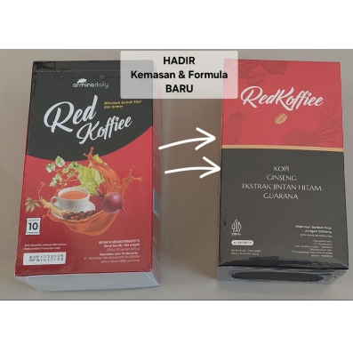 Jual Kopi Merah Red Koffiee Original 1 box isi 10 sachet - BPOM - Halal ...