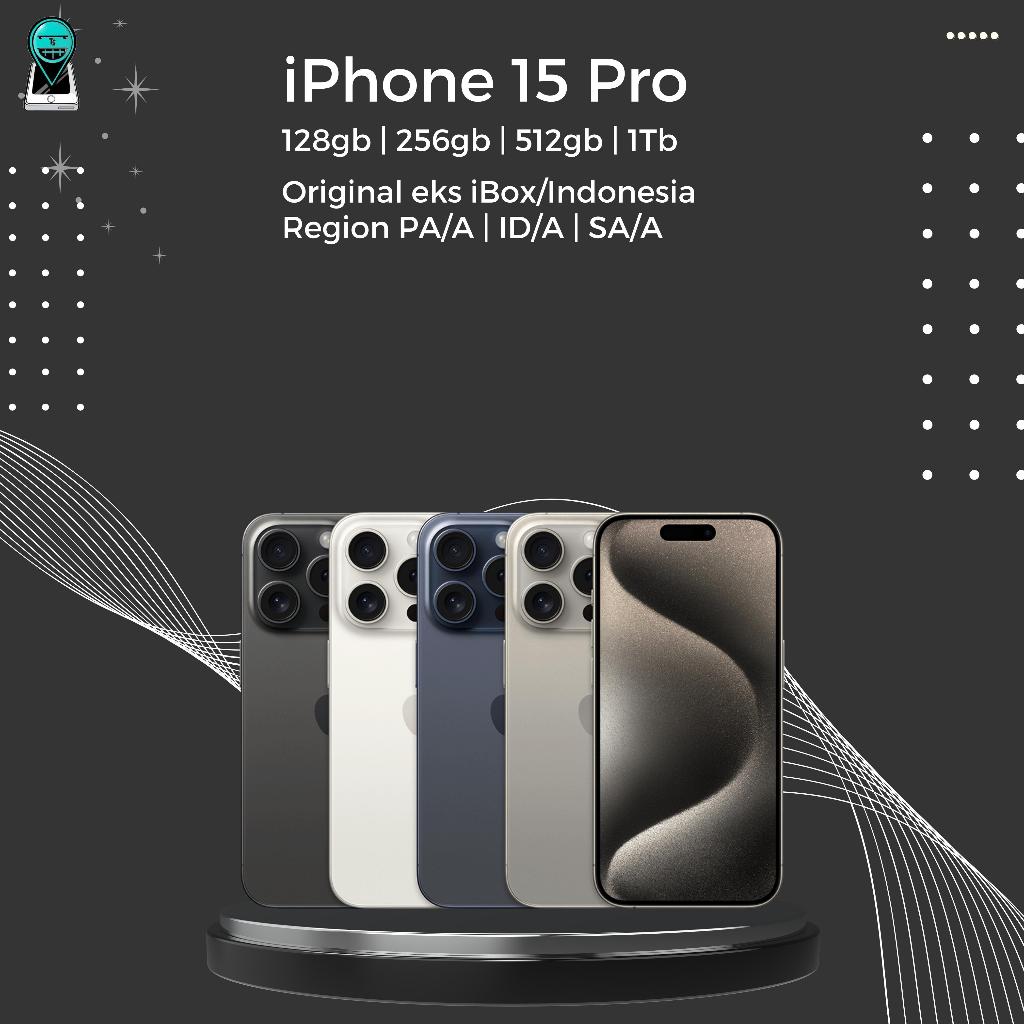 Jual HANDPHONE IP 15 PRO 128GB 256GB 512GB 1TB SECOND ORIGINAL FULLSET ...