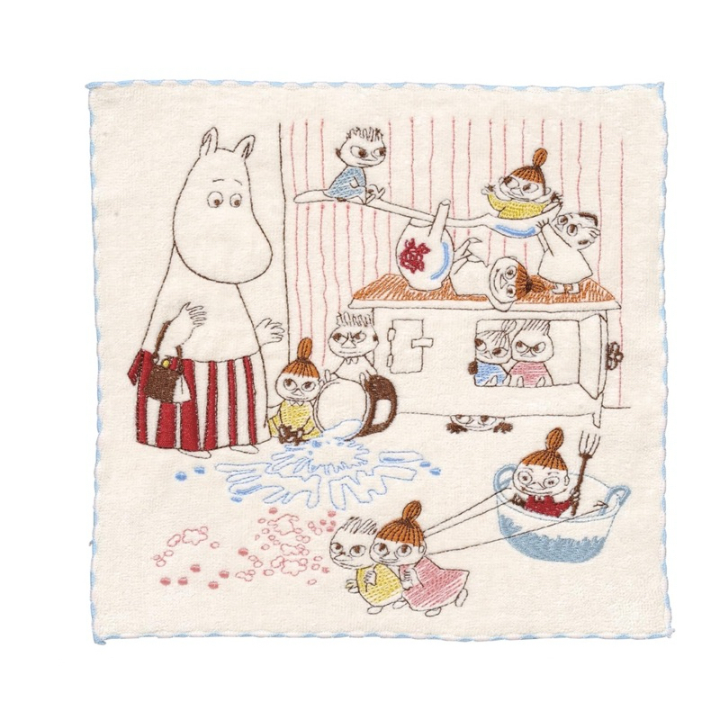 Jual Moomin Embroidered Mini Towel Handuk Mini Bordir Moomin | Shopee ...