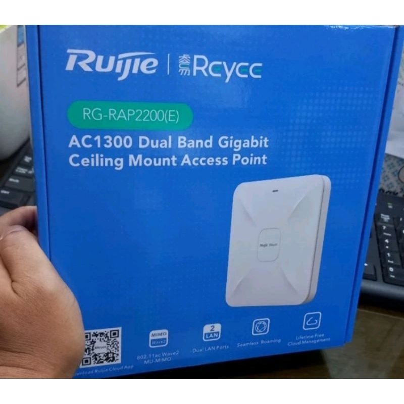 Jual Ruijie Reyee RG-RAP2200E Acess Point AC1300 Dual band Gigabit ...