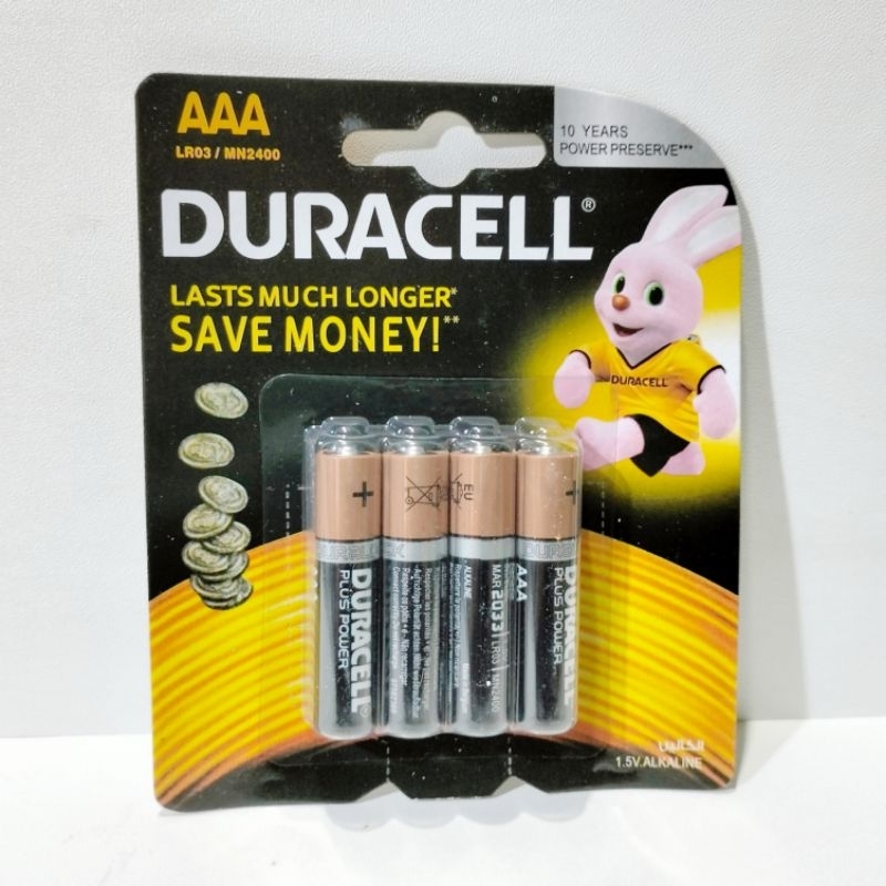Jual BATERAI DURACELL AAA ALKALINE 1,5 VOLT BATERE ALKALINE DURACELL ...