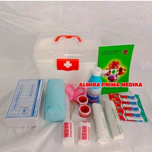 Jual Kotak P3K First Aid Kit Box Isi Lengkap Murah | Shopee Indonesia