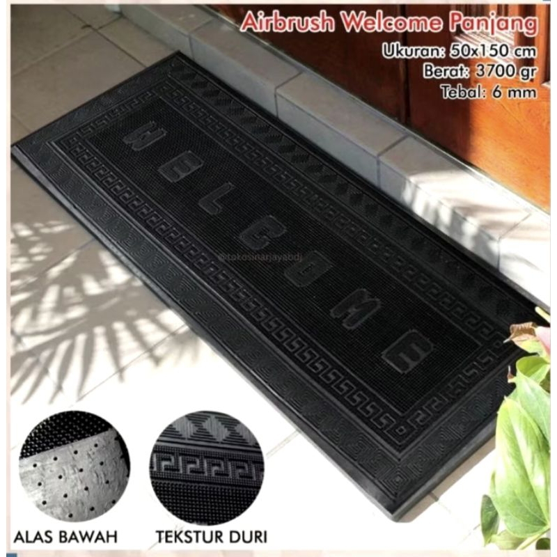 Jual keset karet welcome 150x50x0.6 cm | Shopee Indonesia