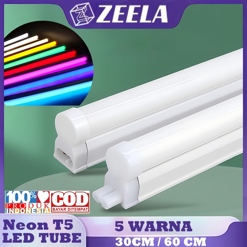 Jual Lampu TL Neon T5 LED SNI Tube Warna Warni 5/10W 30/ 60cm | Shopee Indonesia