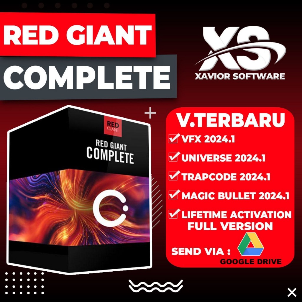 Jual (Win/Mac) Red Giant Complete 2024 & 2025 - Magic Bullet Trapcode Suite Universe VFX Suite ...