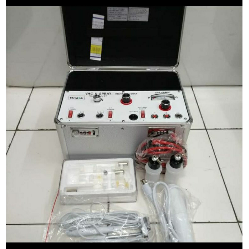 Jual 4 in 1 Alat facial HF (high frequency, vacum, spray dan gal vanic ...