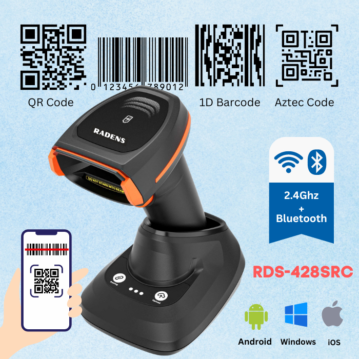 Jual 2D RDS-428SRC Wireless Barcode Scanner QR Code-E-Faktur ...