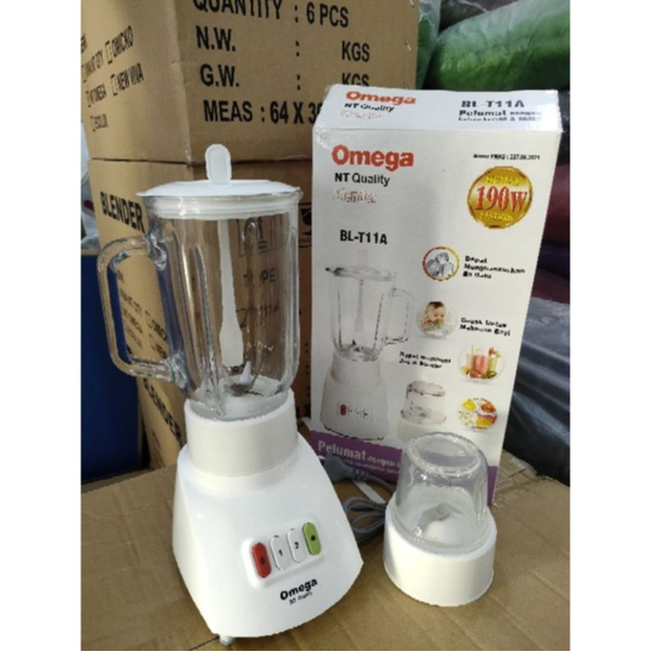 Jual Blender / Blender National Quality Kaca 2 IN 1 Kapasitas 1 Liter ...