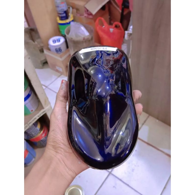 Jual CAT BIRU GELAP METALIK + DASAR HITAM PAKET | CAT MOTOR | CAT VELK ...