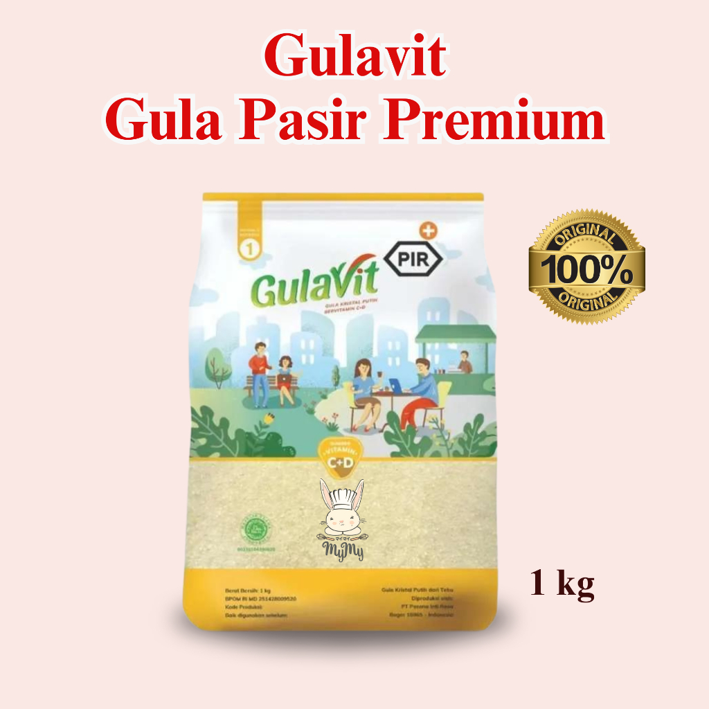 Jual Gulavit | Gula Pasir Kuning 1kg | Shopee Indonesia