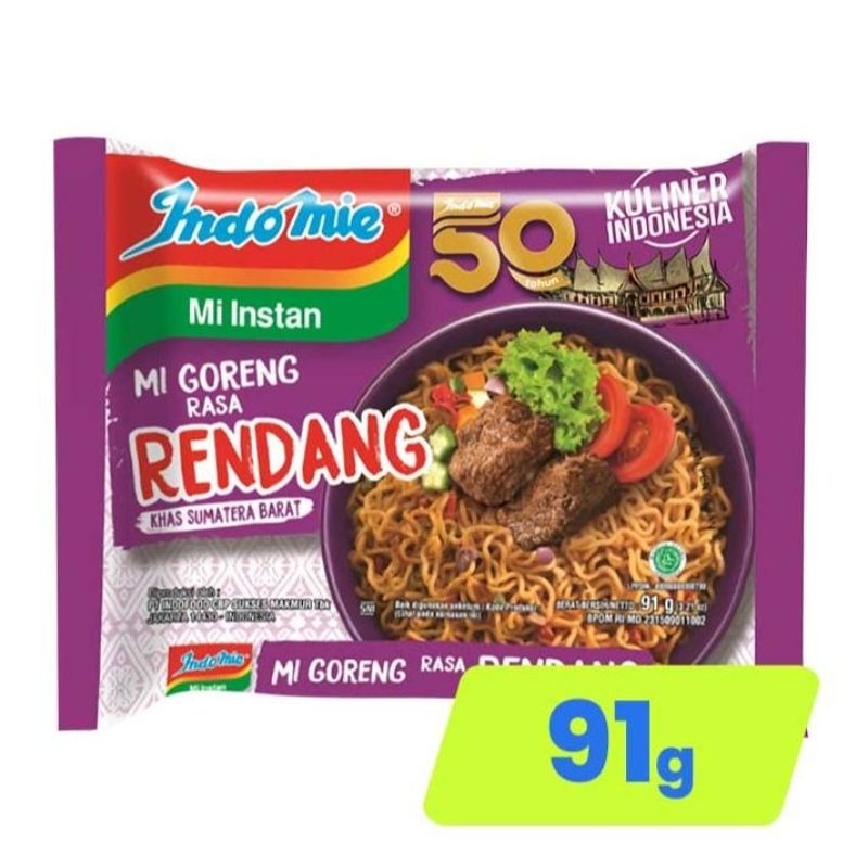 Jual 5PCS MIE RENDANG INDOMIE/1PAKET ISI 5PCS | Shopee Indonesia