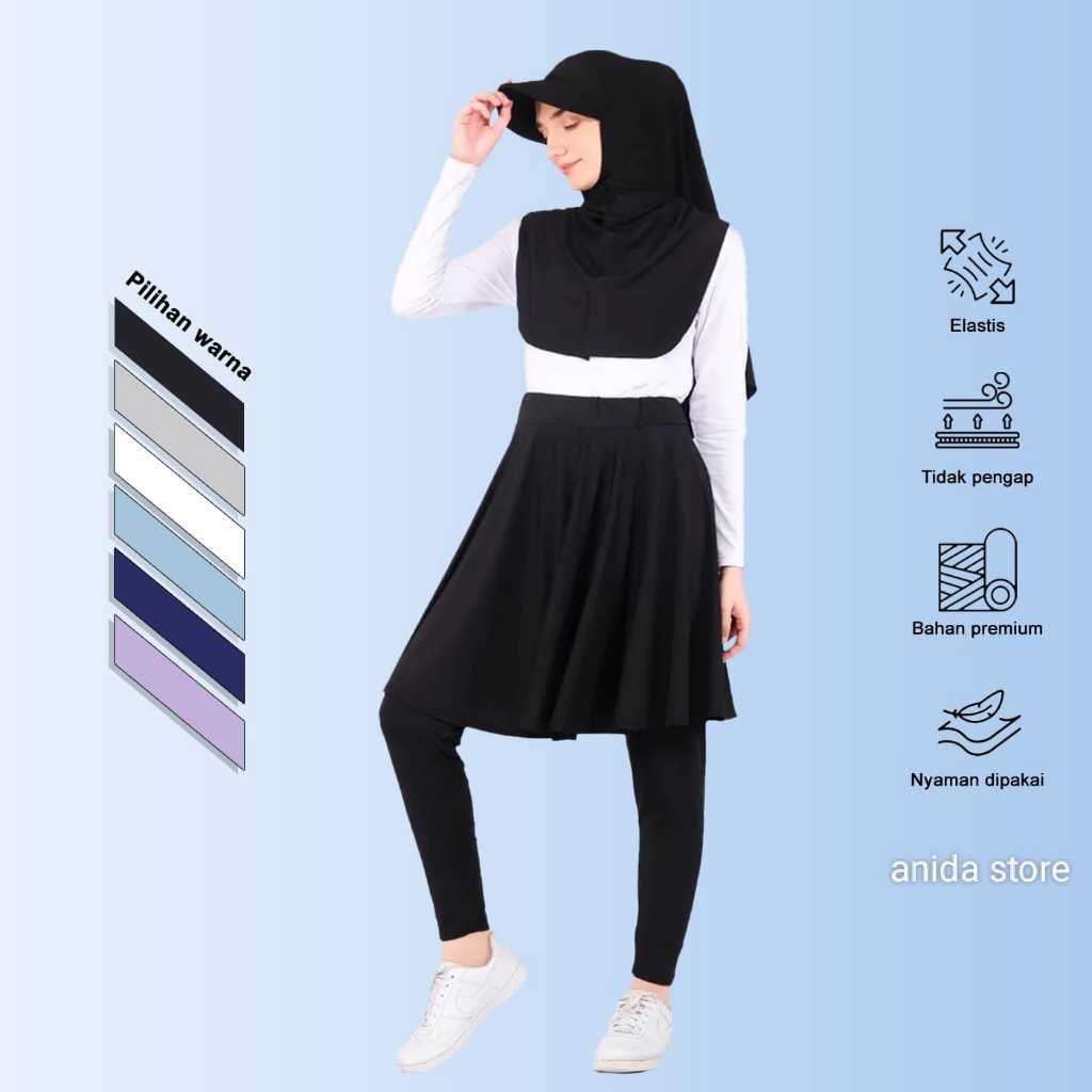 Jual Rok Lagging High Quality premium Skirt Legging Rok Olahraga Wanita ...