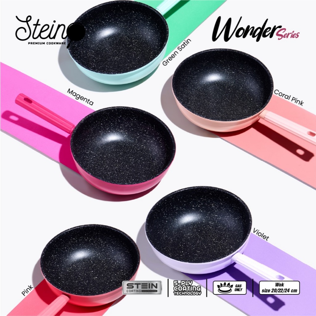 Jual Steincookware Stein Wonderpan Wonder Pan Series Wok 20cm 22cm 24cm Wajan Kuali Penggorengan ...