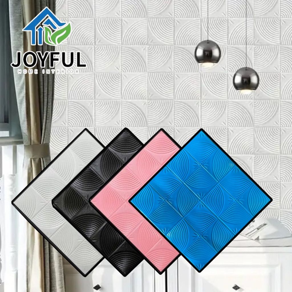 Jual Joyful Home Interior - (COD) Wallfoam 3D • 70cm x 70cm • RS72 8 ...