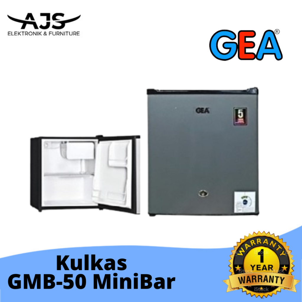 Jual GEA Kulkas Mini Bar GMB-50 / GMB50 / GMB 50 Portable Rak Besi 48L ...