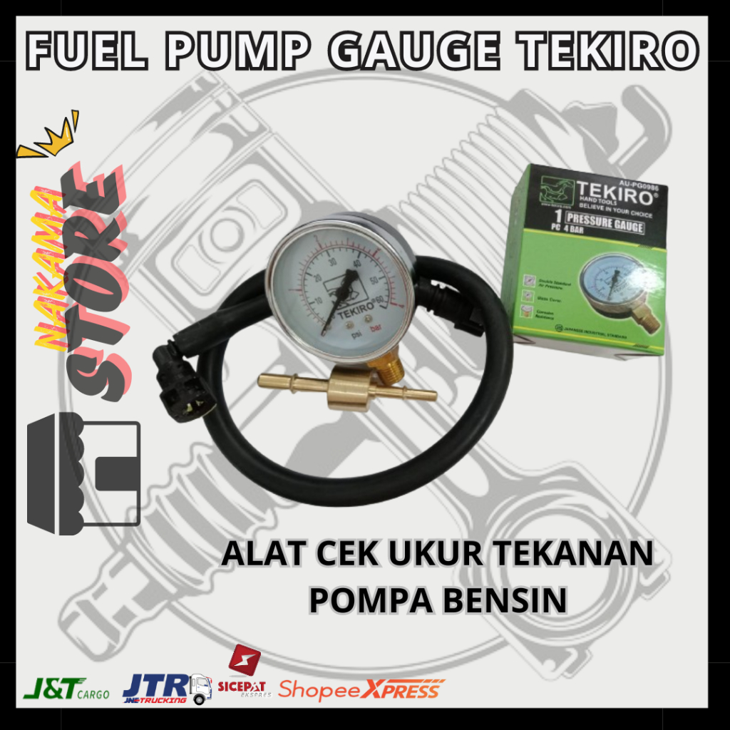 Jual Tester Alat Cek Ukur Tekanan Bahan bakar pada motor injeksi Fuel ...