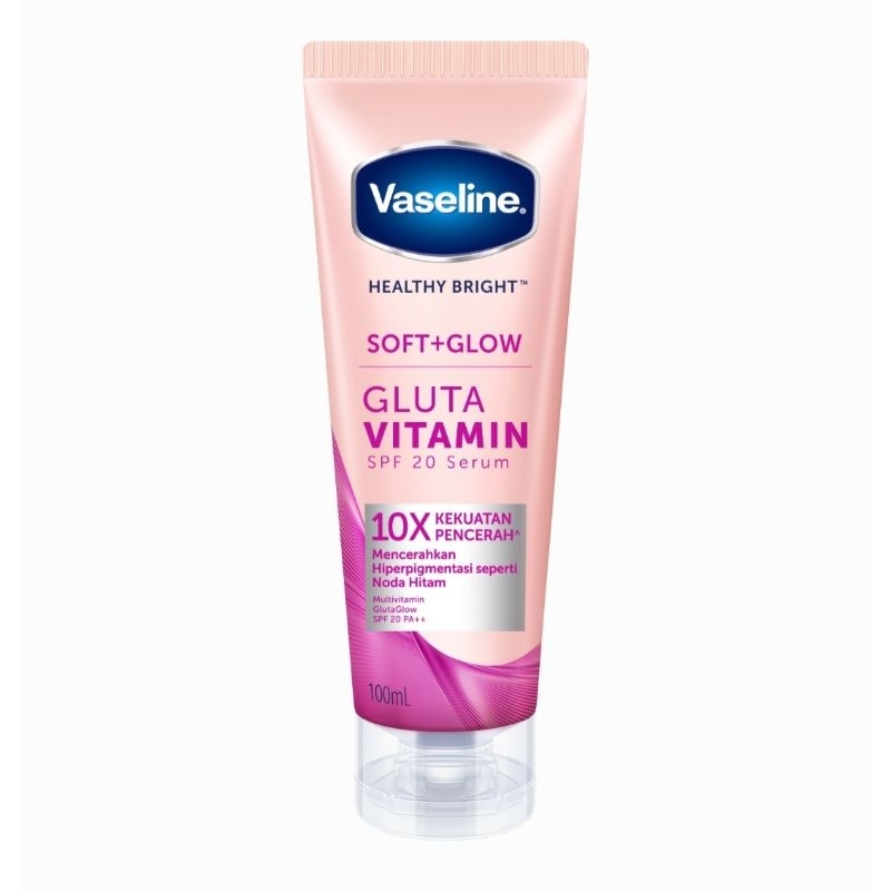 Jual Vaseline® Soft Glow Gluta Vitamin SPF 20 Body Serum 100ml | Shopee ...