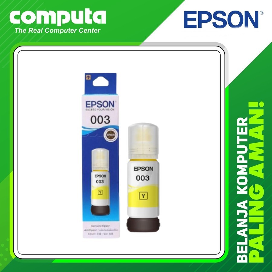 Jual Tinta Original Epson 003 Yellow Ink Tank | Shopee Indonesia