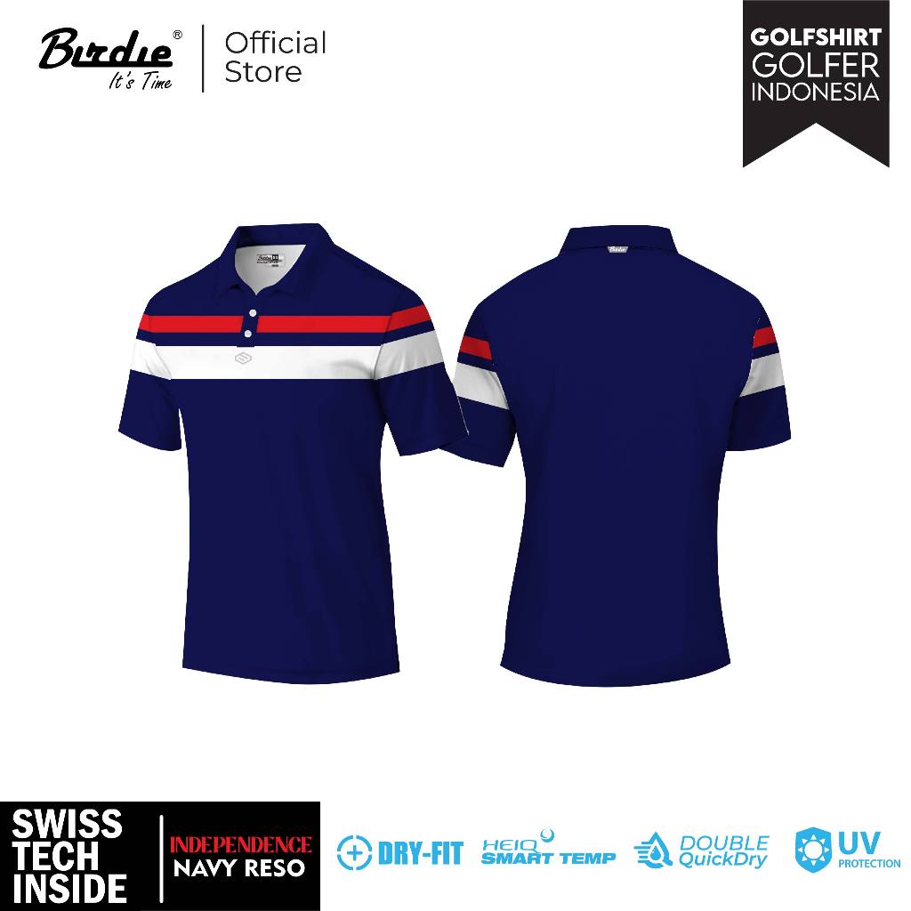 Jual Baju Polo Shirt Golf Polyester Dry Fit CoolMax Birdie CS88 ...