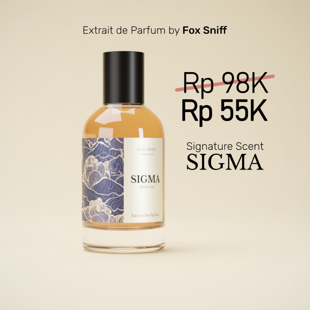 Jual Sigma Perfume for Men Parfum Pria by Fox Sniff | Shopee Indonesia