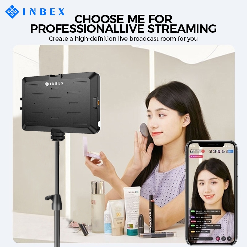 Jual INBEX Live streaming RGB Light with Adjustable 2.1M Tripod Stand ...