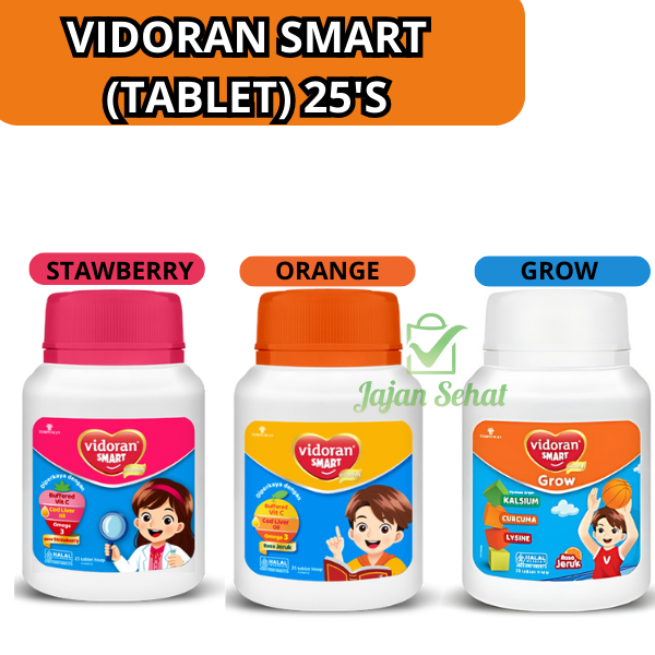 Jual Vidoran Smart Vitamin Tablet Hisap Isi 25's | Shopee Indonesia