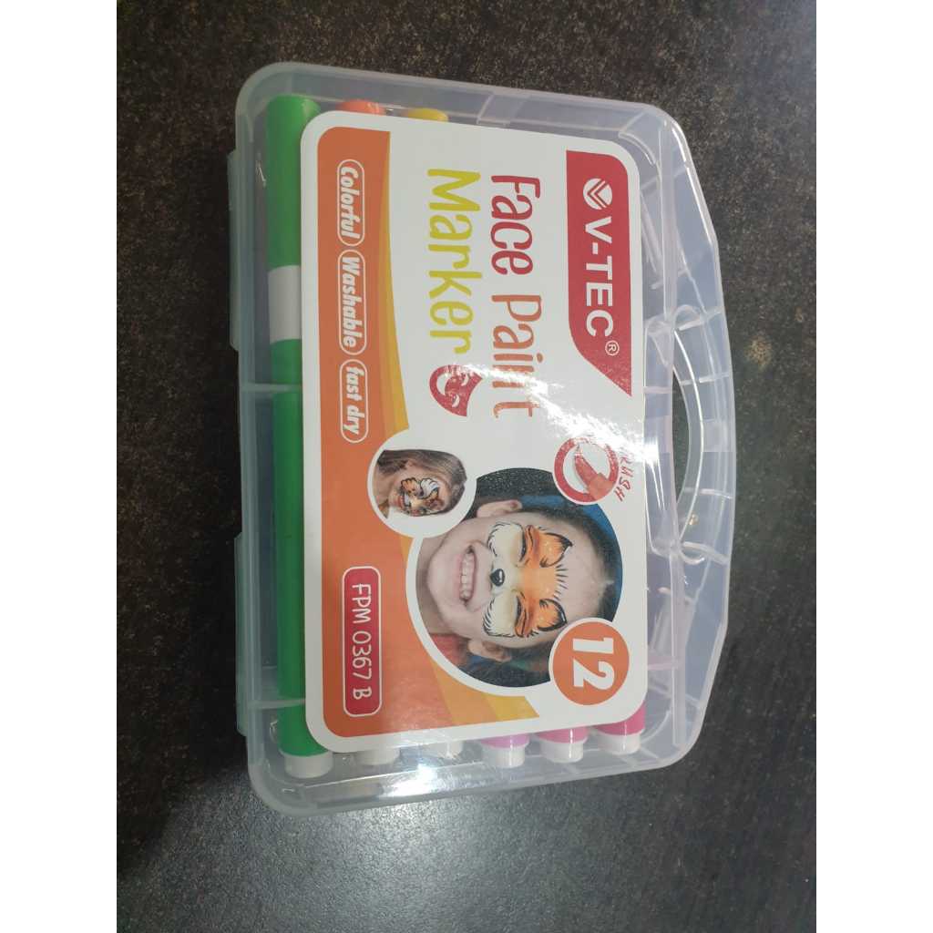 Jual Cat Muka V-Tec / Spidol Wajah Vtec / Face Paint Marker V-tec ...
