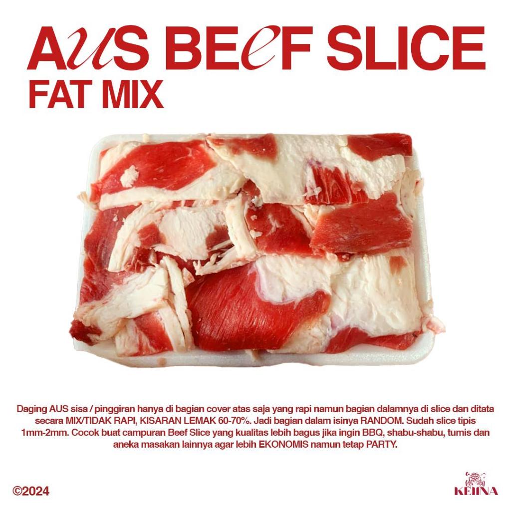 Jual Daging Sapi Aus Beef Slice Fat Mix Lemak Trimming Sukiyaki ...