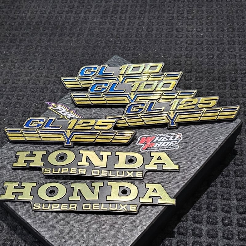 Jual EMBLEM TANGKI GL 100 GL 125 LOGO TANGKI GL 100 GL 125 SET EMBLEM ...