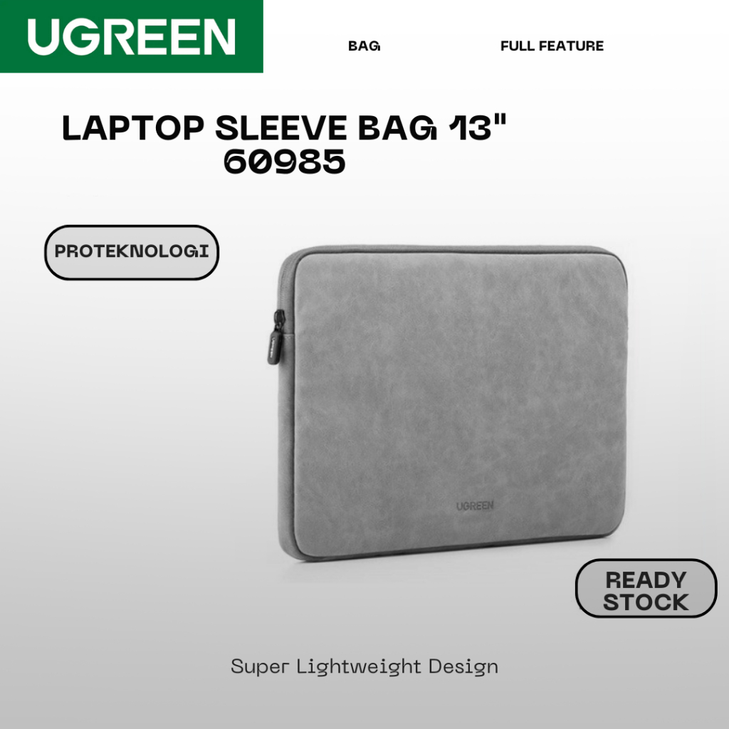 Jual UGREEN 60985 Bag Sleeve Case Tas Laptop Notebook 13 inch | Shopee ...
