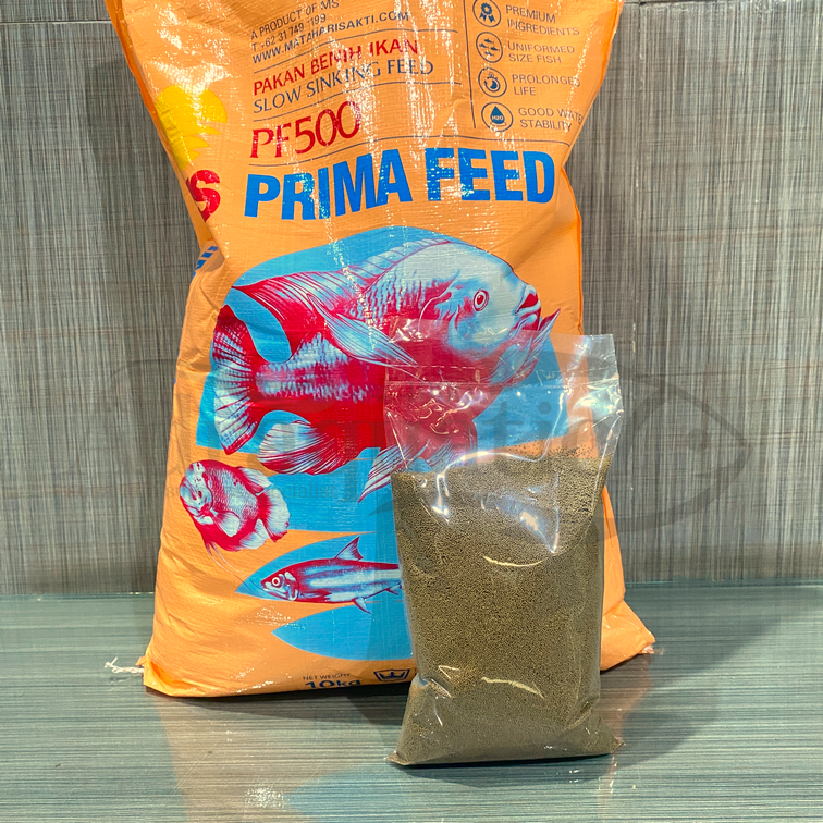 Jual PELLET MS PRIMA FEED PF500 500GR PAKAN BENIH IKAN SLOW SINKING ...