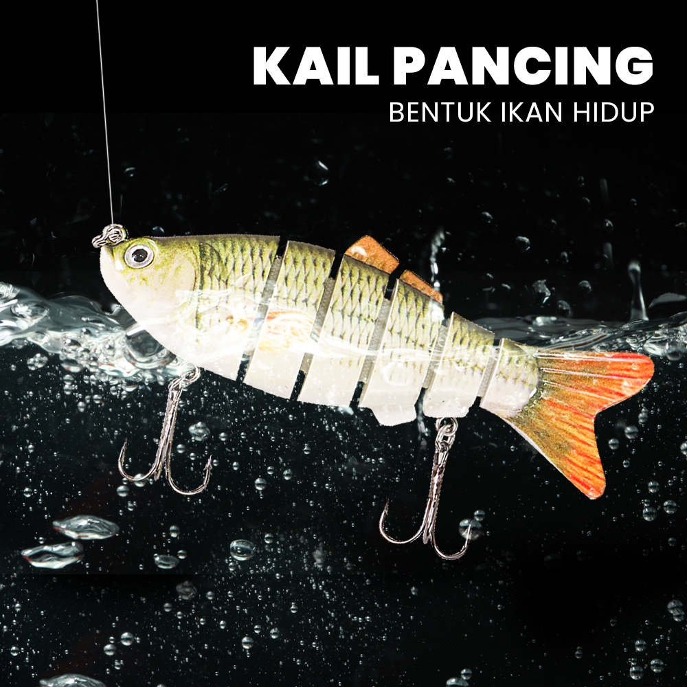 Jual Kail Pancing Bentuk Ikan Hidup - VSJ06-4 - Multi-Color | Shopee ...