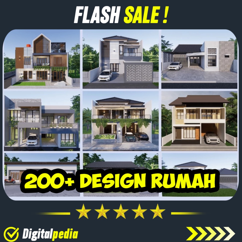 Jual KODE R12H Paket 2 Gambar Desain Rumah Home Design Terlengkap ...