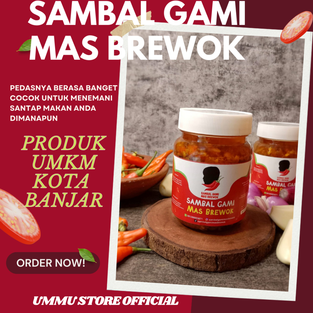 Jual Sambal Gami Mas Brewok Kemasan Botol Rasa Pedas Dahsyat Tambahan Bumbu Makan Nasi Goreng ...