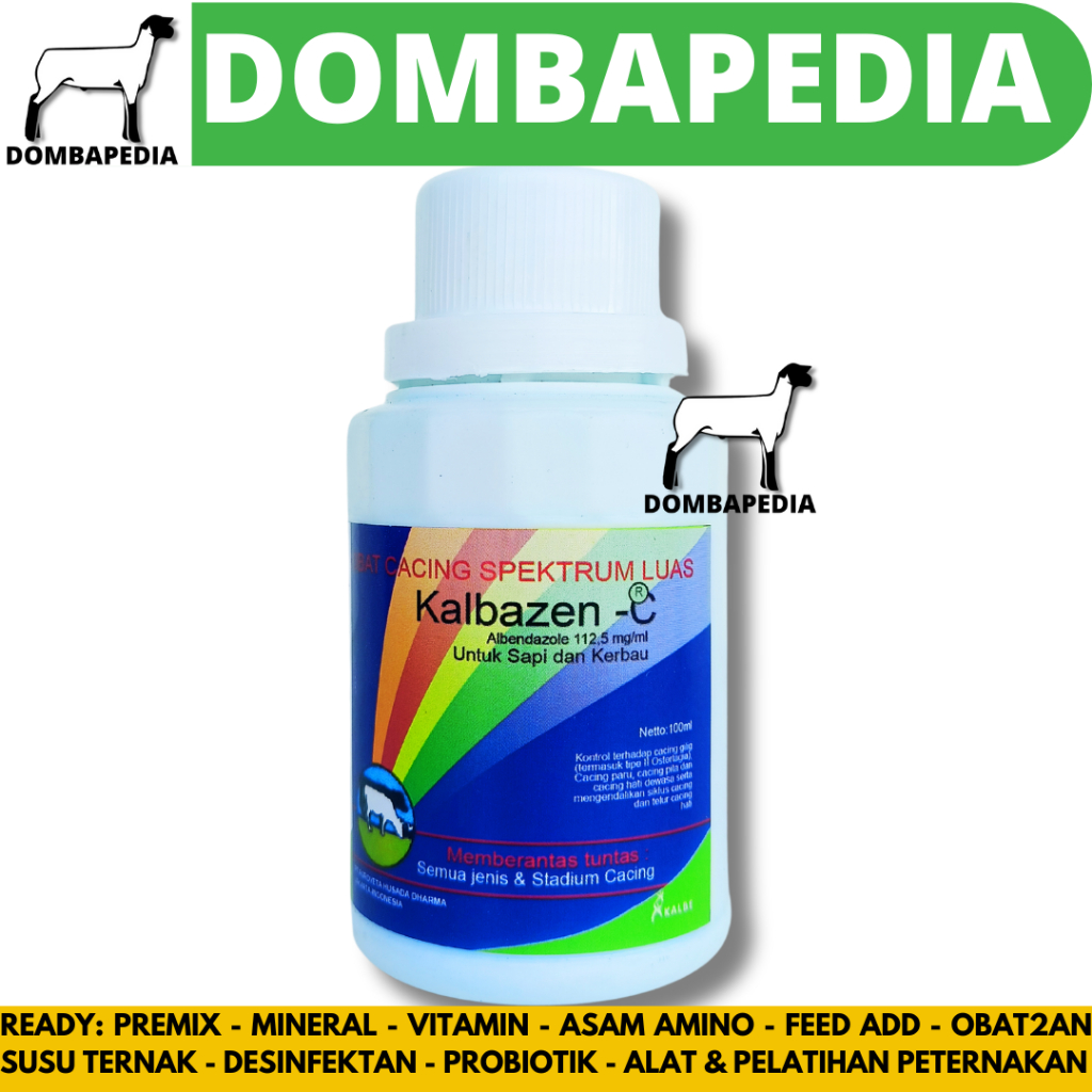 Jual KALBAZEN C 100 ML ORIGINAL - Obat Cacing Oral Ampuh Basmi Semua ...