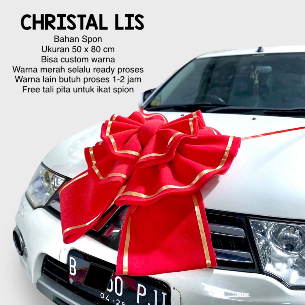 Jual Pita mobil CHRISTAL LIS hadiah doorprize hadiah utama ukuran besar ...