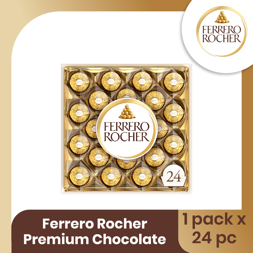 Jual Ferrero Rocher Premium Chocolate Isi 24pcs | Shopee Indonesia