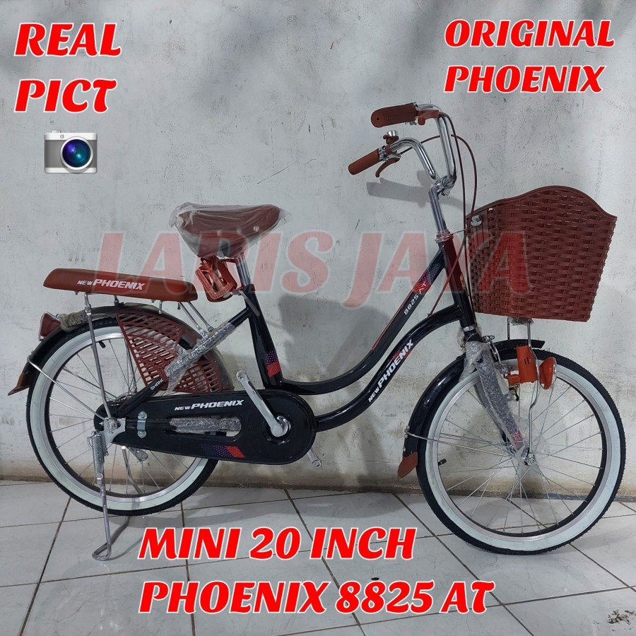Jual SEPEDA MINI KERANJANG PEREMPUAN NEW PHOENIX 20 INCH sepeda ...