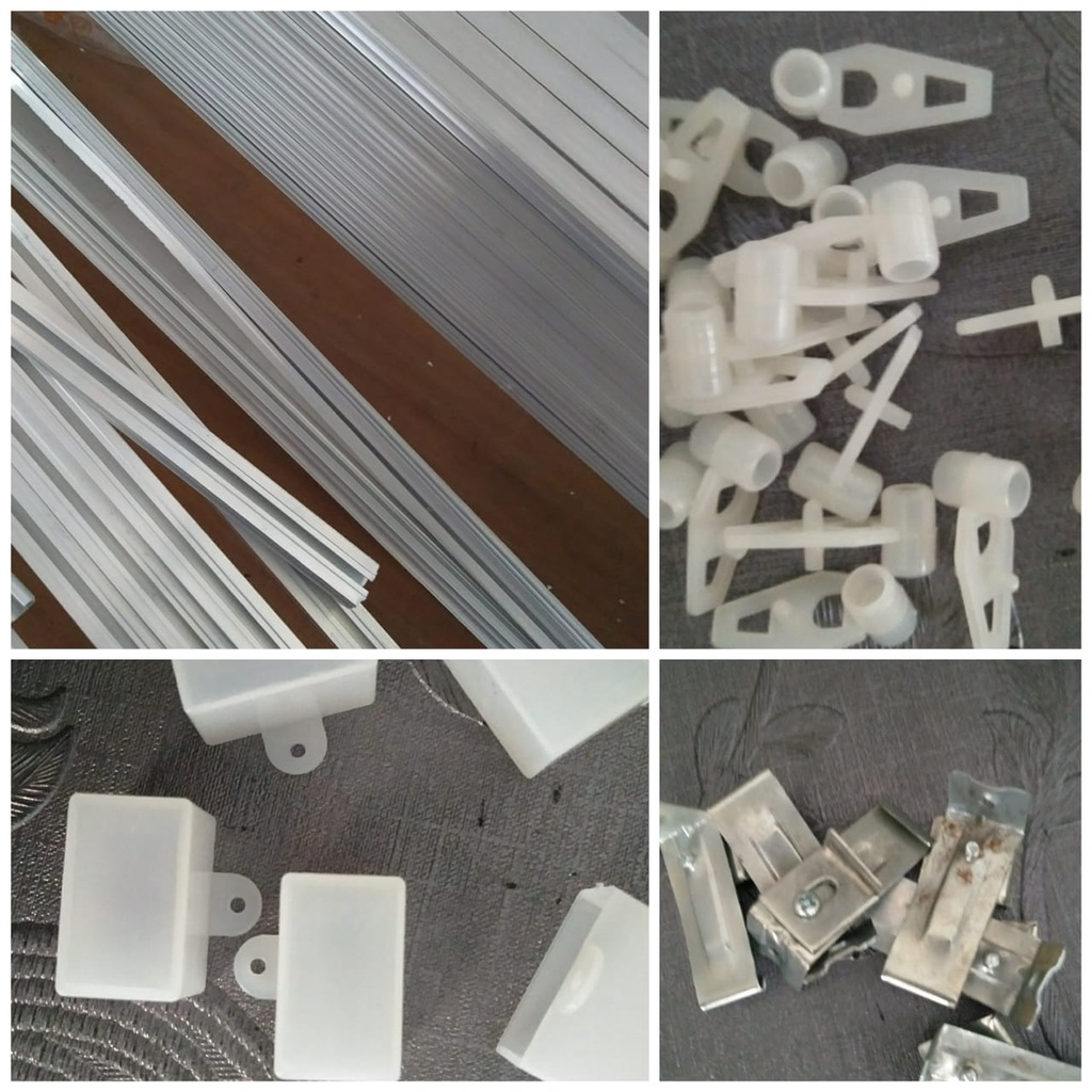 Jual Rel Tiang Batang Besi Gorden Rel Kotak 100cm | Shopee Indonesia