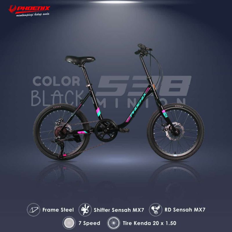 Jual Sepeda Minion 20 inc Phoenix 538 Hi Teen Steel 7 Speed | Shopee ...